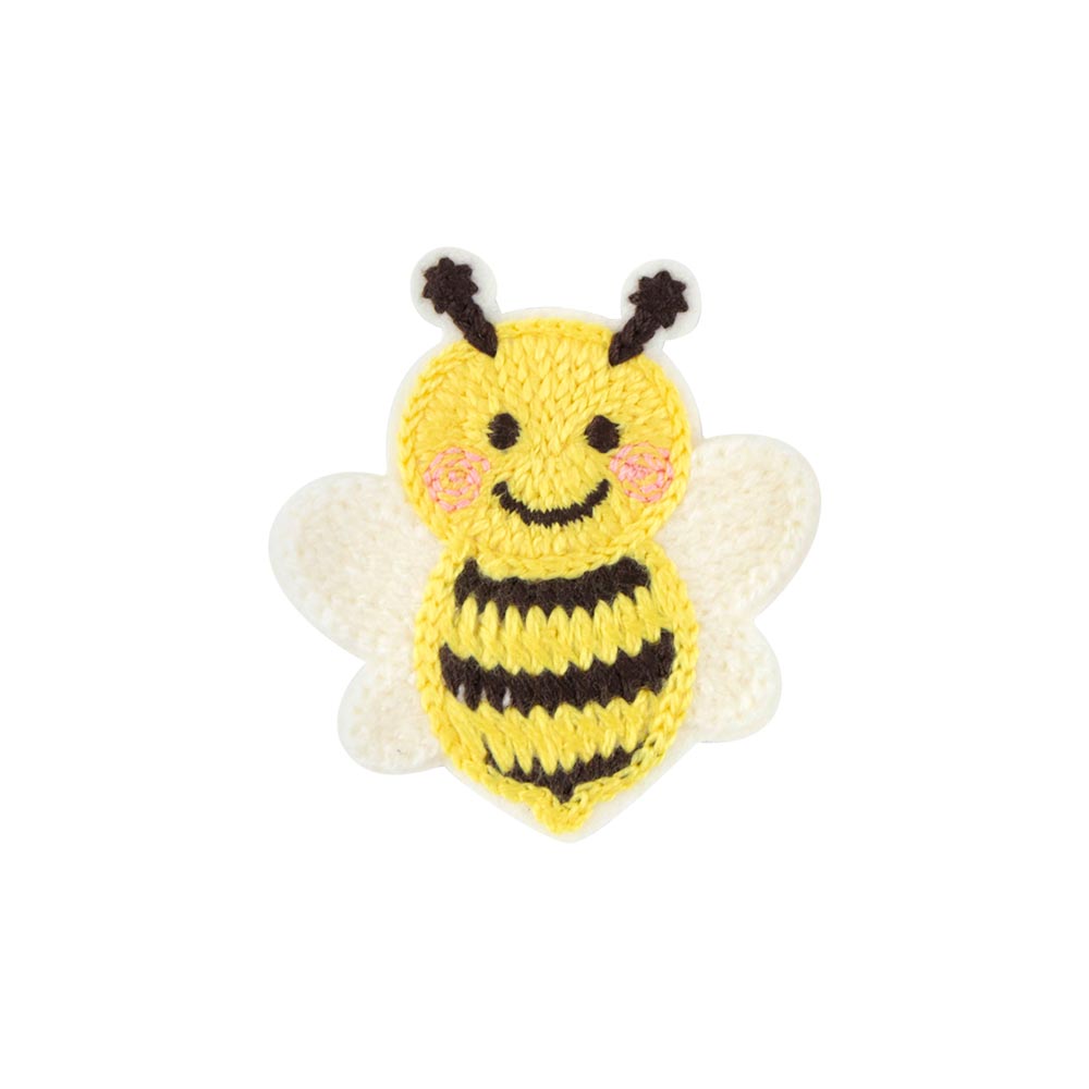 MOTIF IRON-ON BEE 3PK » Birch Wholesale