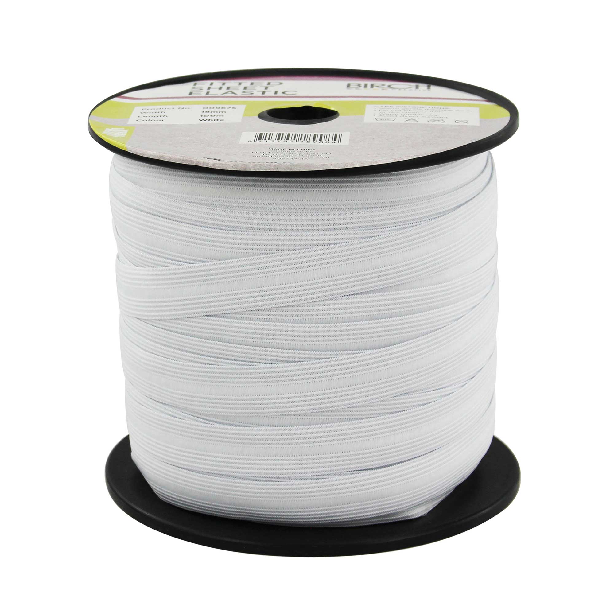 ELASTIC FITTED SHEET 18MMx100M » Birch Wholesale